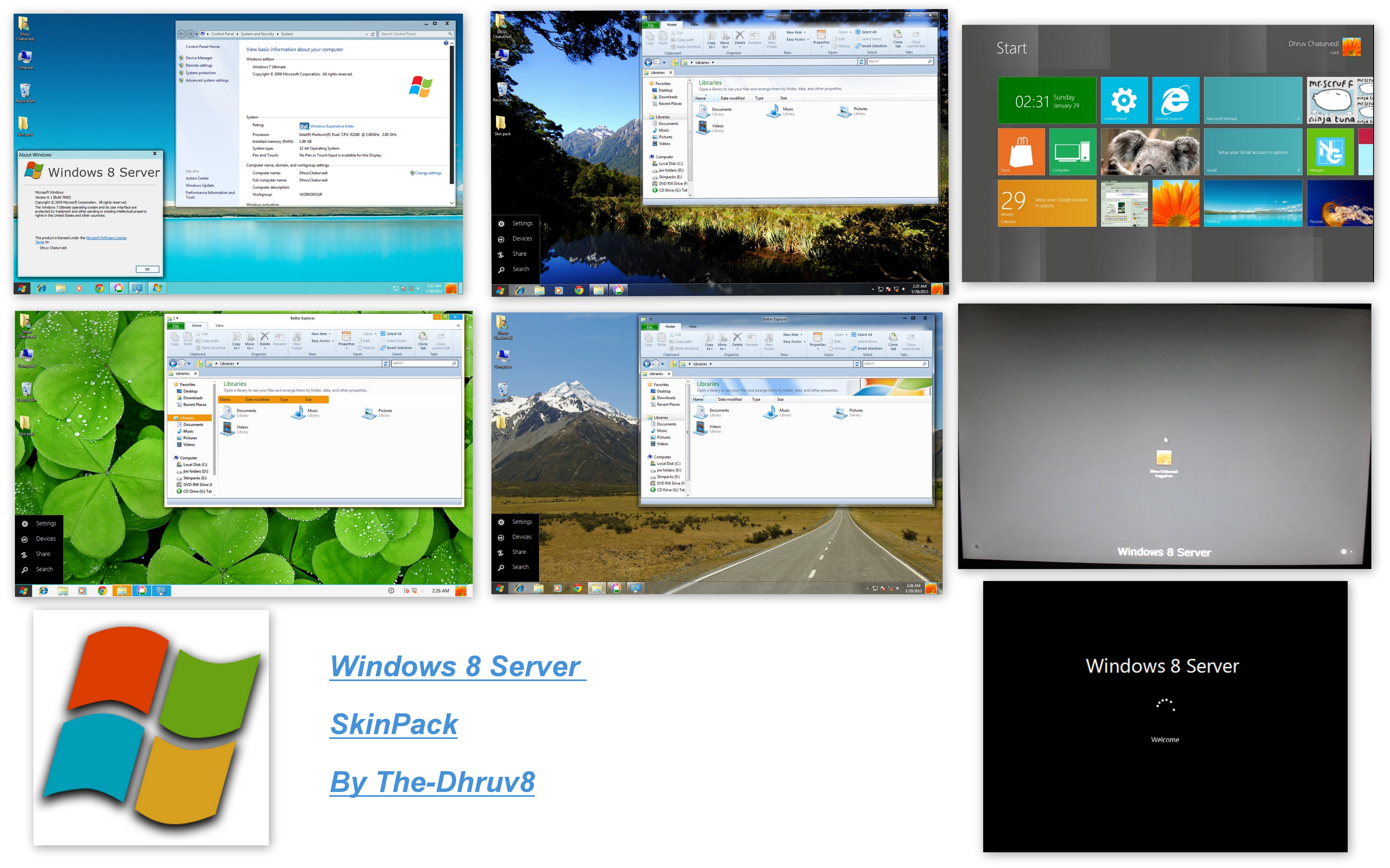 windows 8 Server Skin Pack 2.0 X86 by TheDhruv on DeviantArt