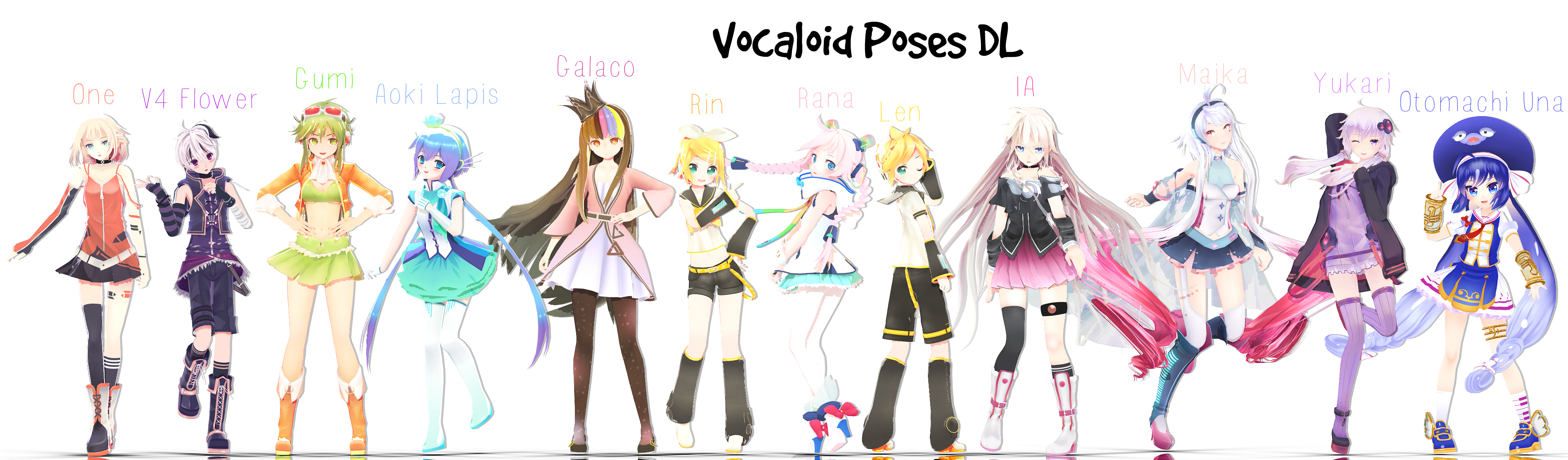 .: MMD Vocaloid Poses Pack DL :. by Darkivralii666 on DeviantArt