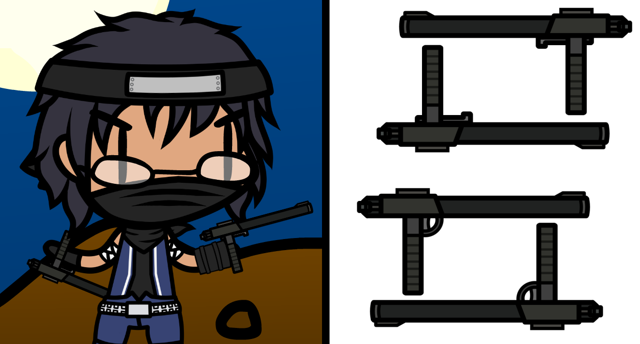Walfas Custom: Tonfa Pistols by Louis-B42 on DeviantArt