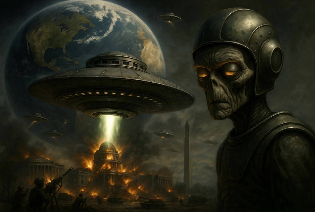 Aliens Again Destroying Earth In the Fifties by Rdj73 on DeviantArt