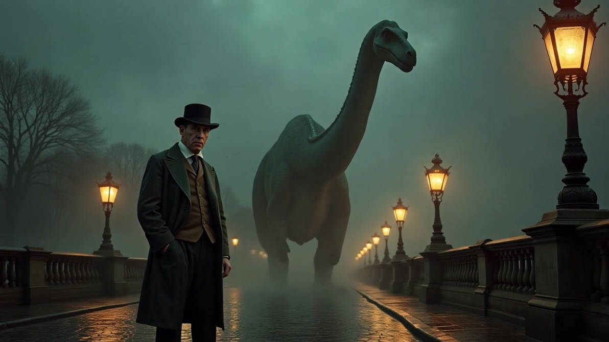 Sir Arthur Conan Doyle London Dinosaur by Rdj73 on DeviantArt