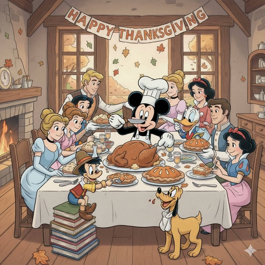 Disney Thanksgiving by Rdj73 on DeviantArt