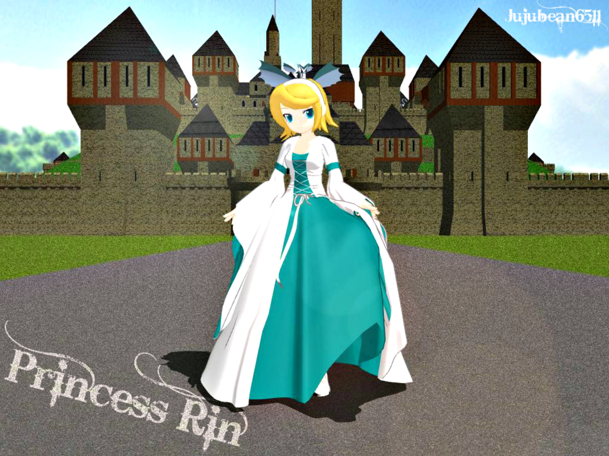 [MMD] Princess Rin Kagamine +DL by Party-P on DeviantArt