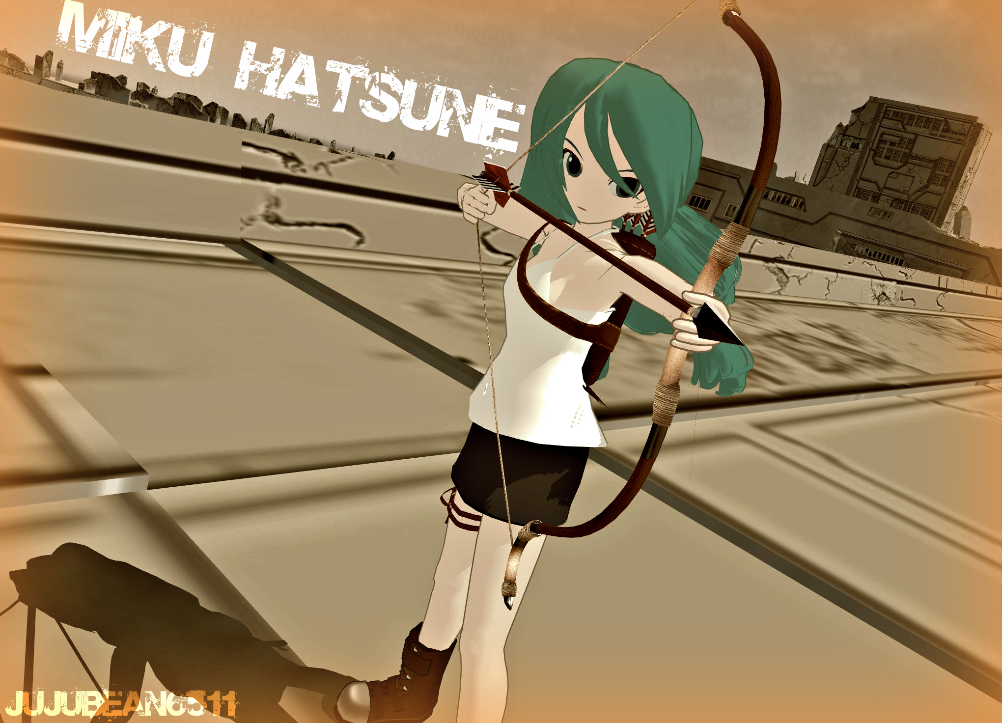 [MMD] Apocalypse Miku Hatsune +DL by Party-P on DeviantArt