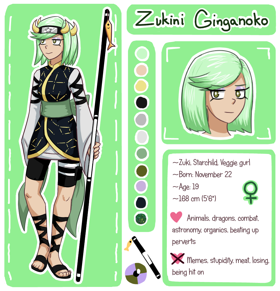 Zukini (ref + stats) INTERACTIVE by Galaxianista on DeviantArt
