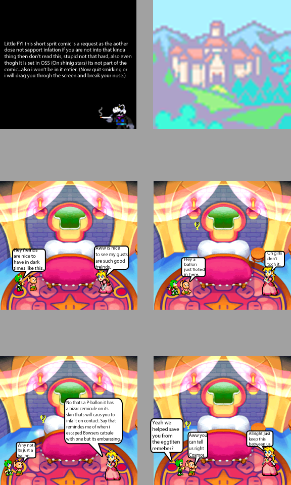 Peach inflation comic page 1 by Eladermoon on DeviantArt