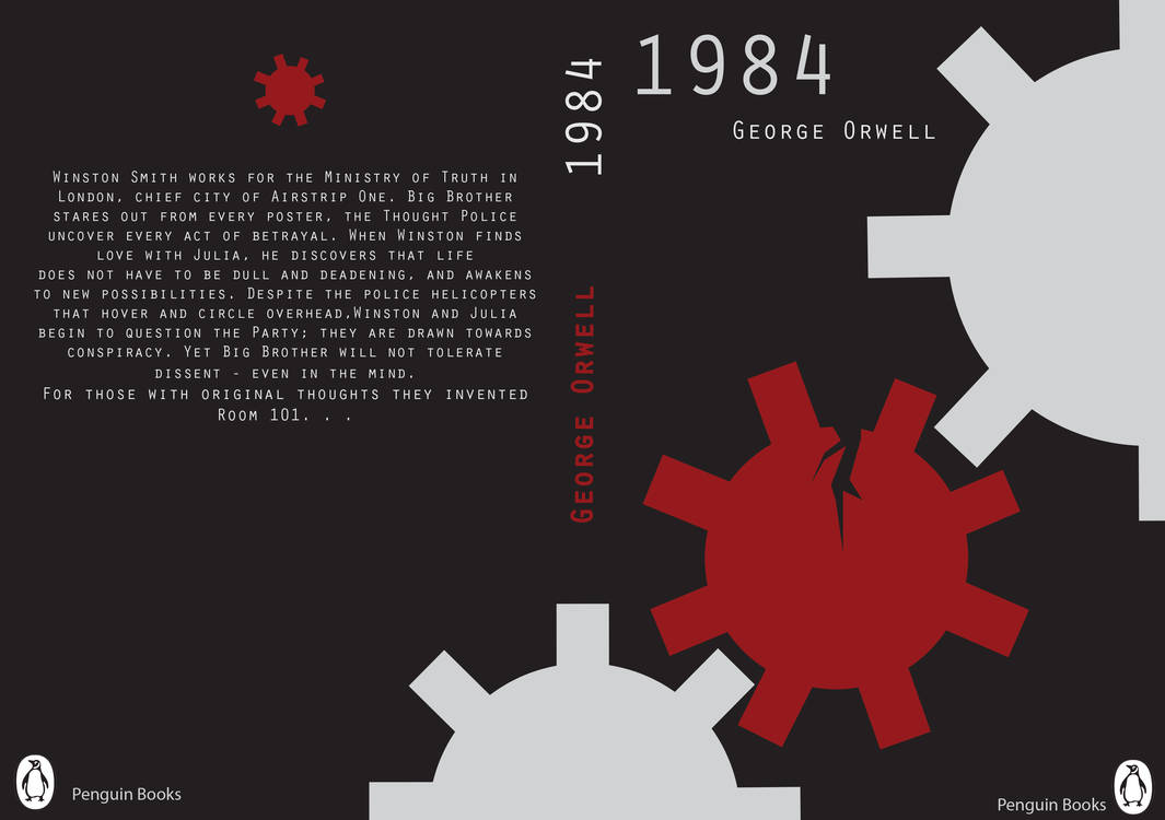 Modern Bookcover 1984 by TheBlackFawn on DeviantArt