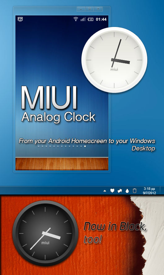 MIUI Analog Clock by KreDoc on DeviantArt
