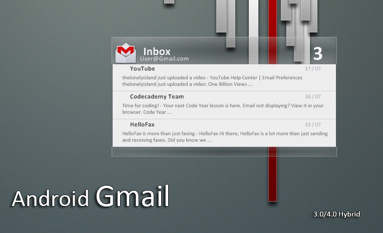Android 4.0 Gmail | v1.5 by KreDoc on DeviantArt