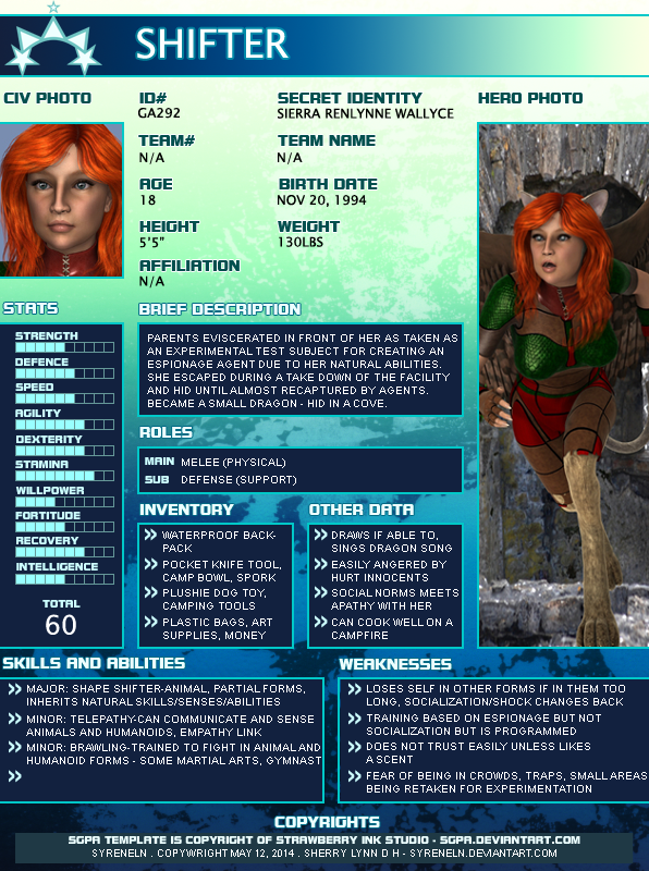 Re-upload of Shifter by Syreneln on DeviantArt