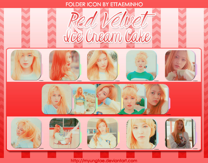 Red Velvet Folder Icon by Ettaeminho by myungtae on DeviantArt