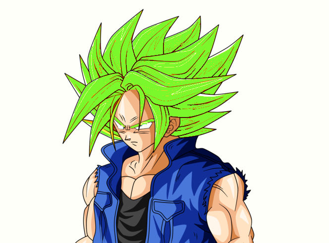 Trunks Legendary Super Saiyan by smonsels on DeviantArt