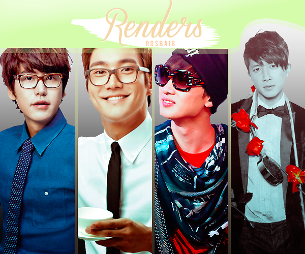 Pack Renders Super Junior by Rosba18 on DeviantArt