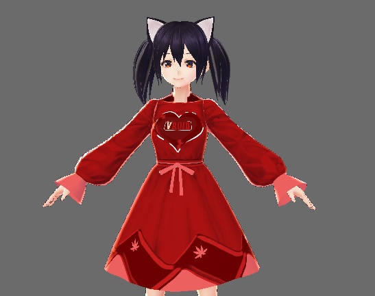 [VRoid Texture] a Red beautiful Dress by HudaDesinger on DeviantArt