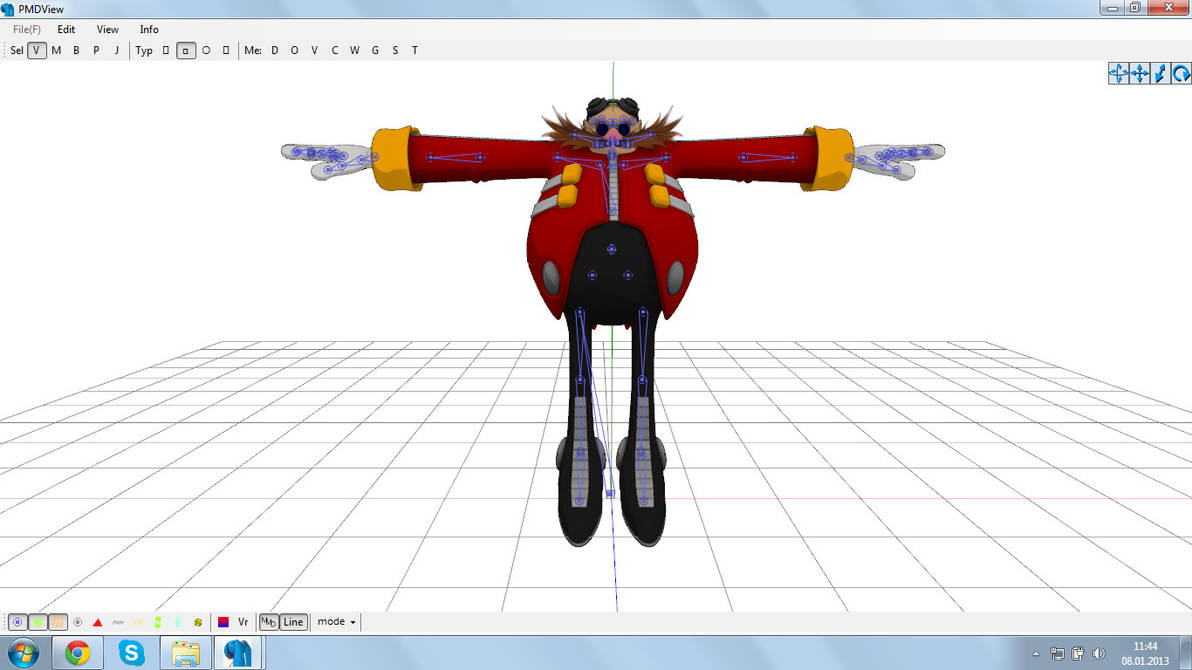 (MMD): Dr.Eggman model (SG) by Modern-Sonic on DeviantArt