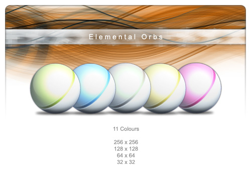 Elemental Orb Icons by Carvetia on DeviantArt