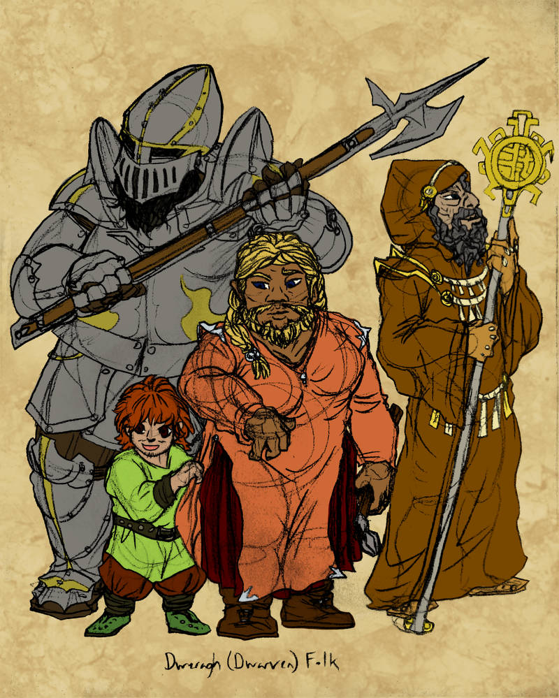 Ancardia Homebrew: PC Option Dweragh/Dwarf by SpiderMilkshake on DeviantArt