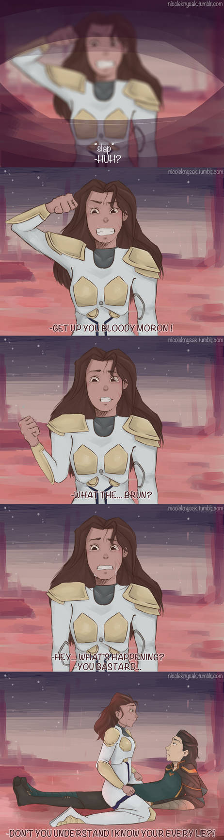 Loki x Valkyrie [click for better quality] by Rose1234567890 on DeviantArt