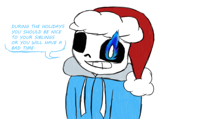 Merry Xmas from Sans undertale by Soulcat20 on DeviantArt