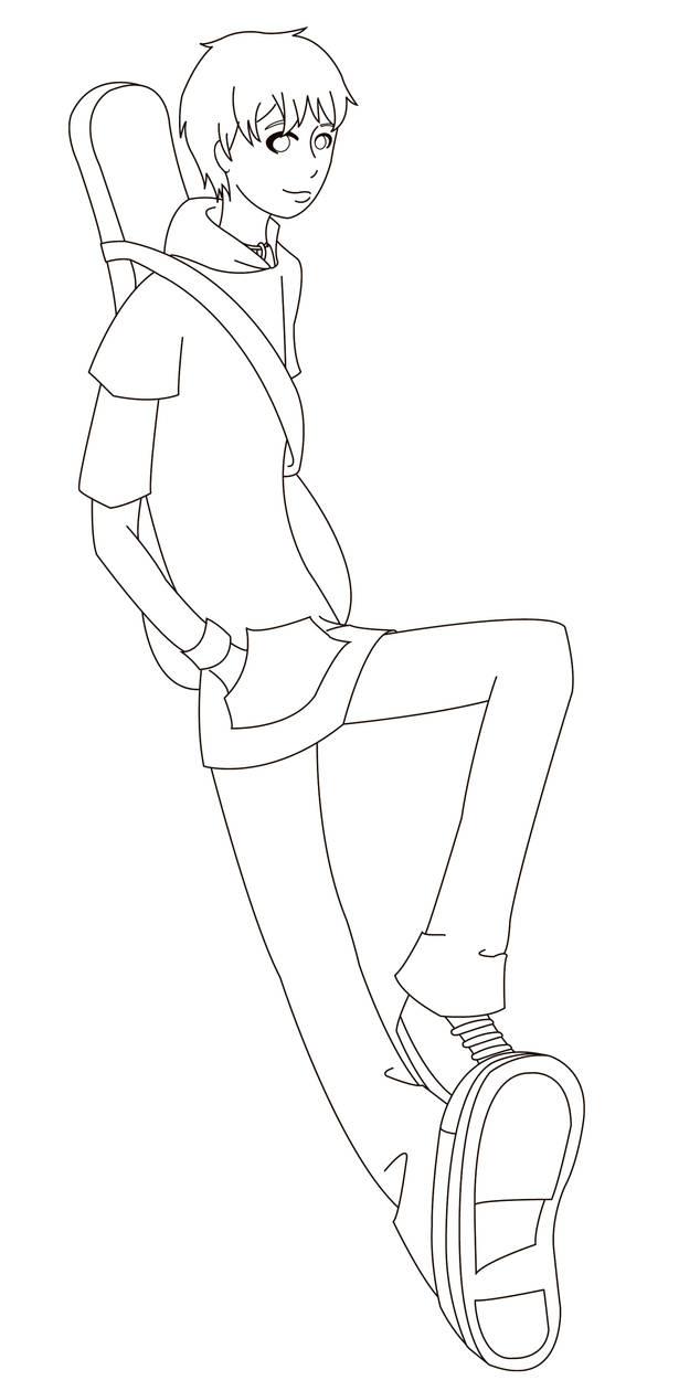 Atticus - Lineart by gene-ash on DeviantArt