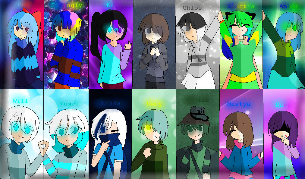 Alt.Glitchtale Past Poster(Collad with KittyXart) by AutumnGirlHuman15 ...