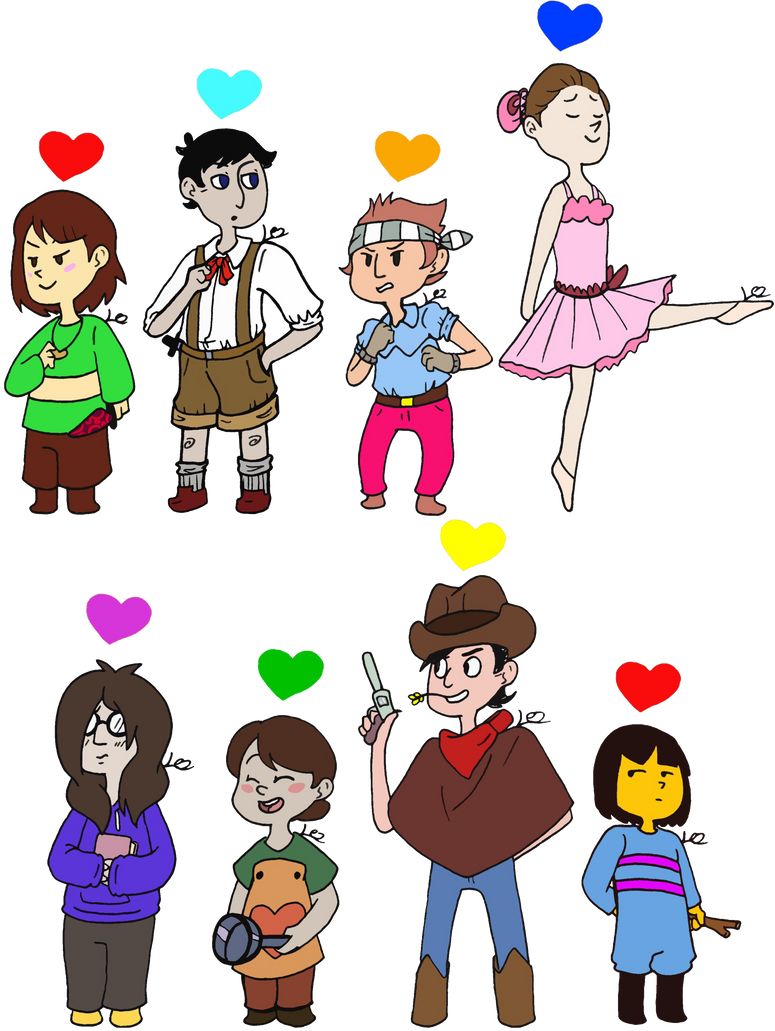 Eight Humans by Lealbatross on DeviantArt