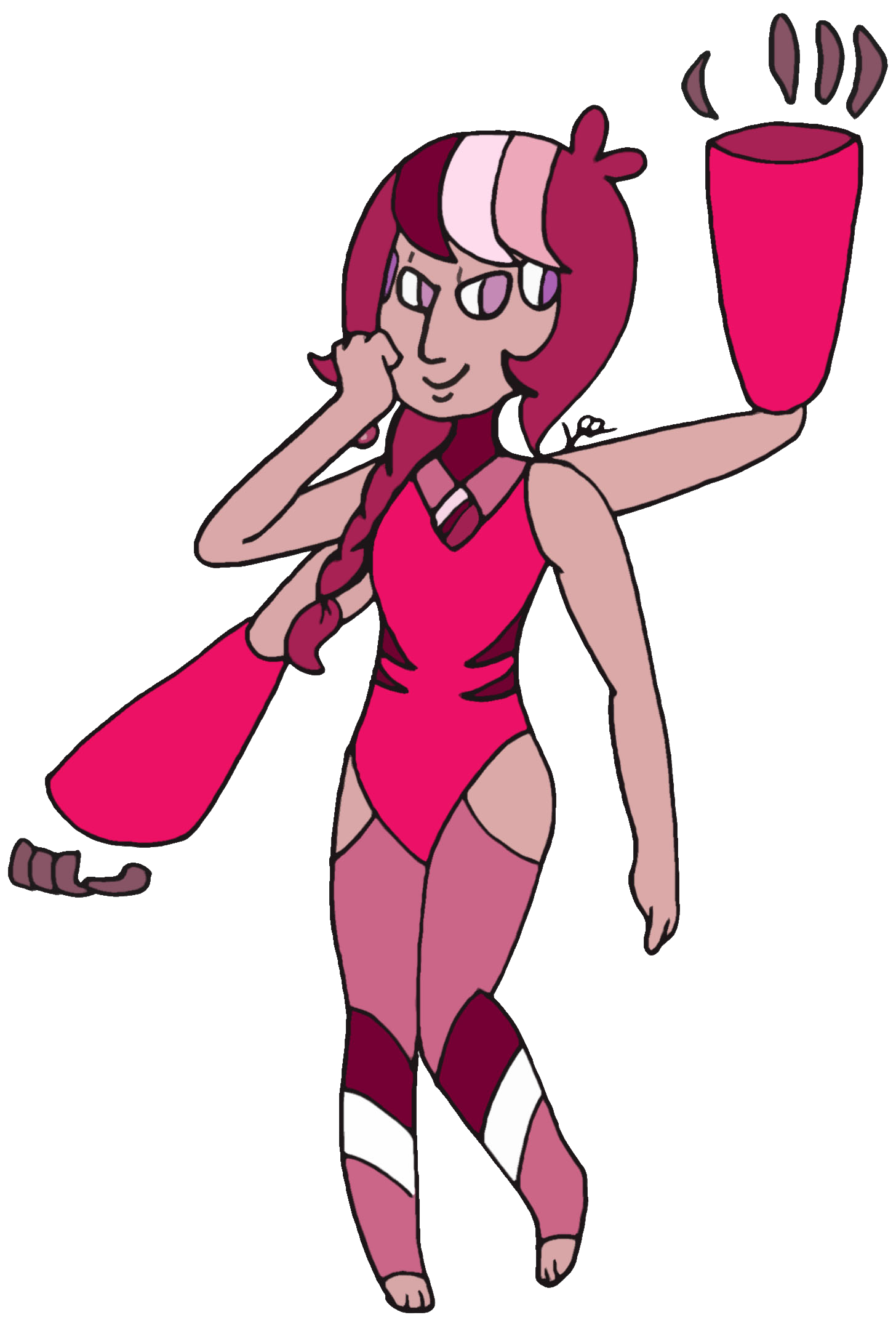SU fusion ocs - Pink Agate by Lealbatross on DeviantArt