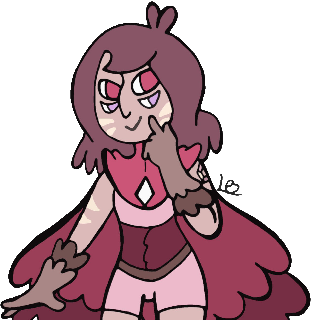 SU fusion ocs - Pink Zoisite by Lealbatross on DeviantArt