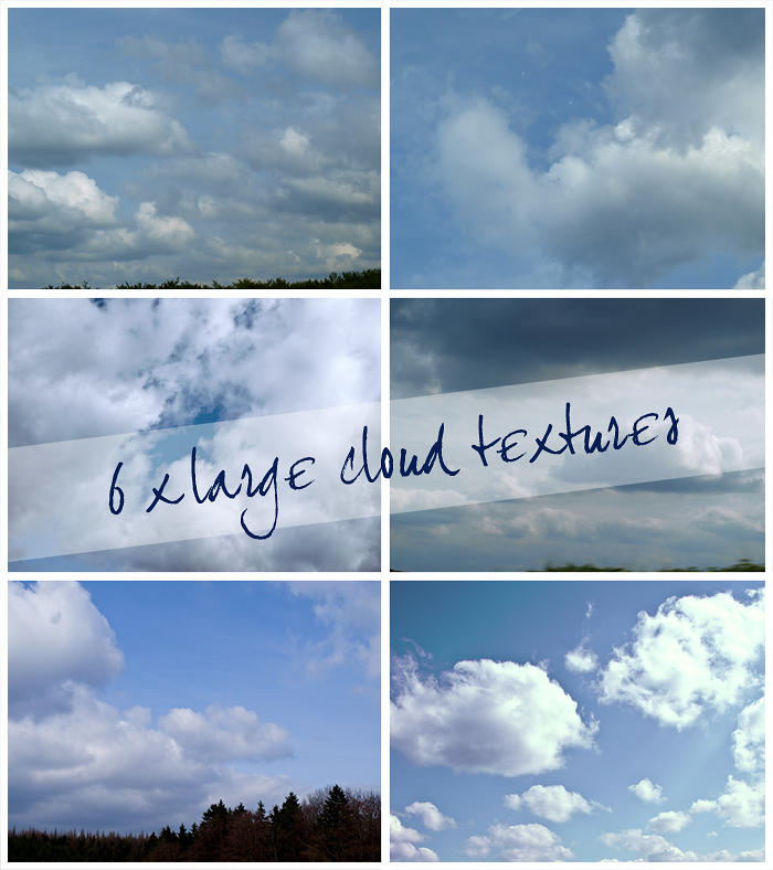 6 free cloud textures by JennyLne on DeviantArt