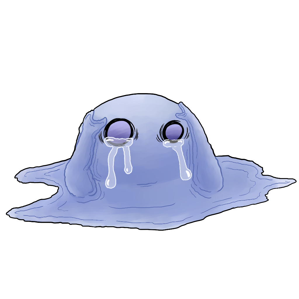 Sad blob by AnoyingFlower on DeviantArt