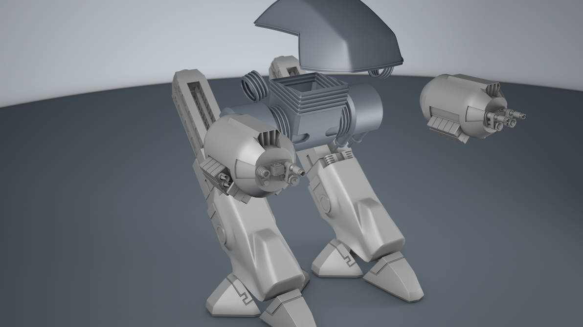 W.I.P ED209 1987 by GamaGui on DeviantArt