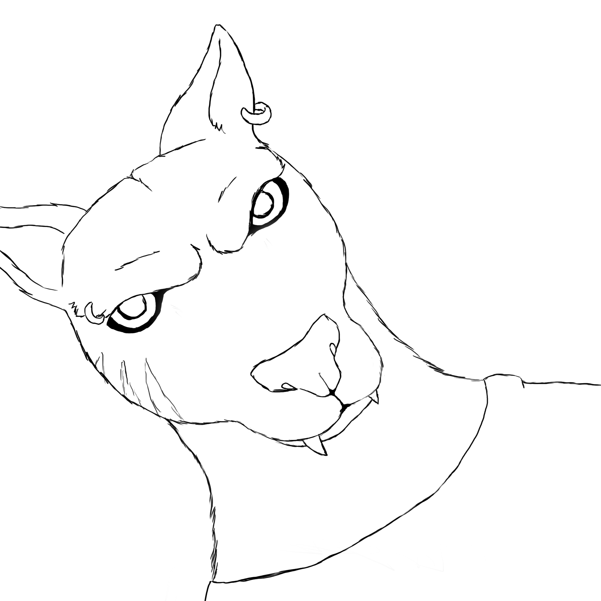 Werewolf - lineart by Cryformyfate on DeviantArt