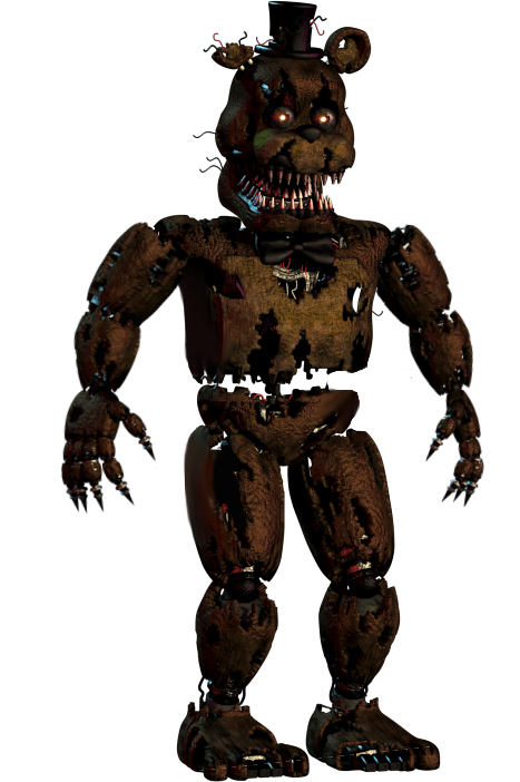 Nightmare Freddy without Freddles by DaHooplerzMan on DeviantArt