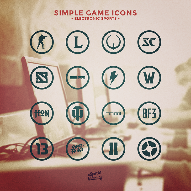 Simple Game Icons by aekro on DeviantArt