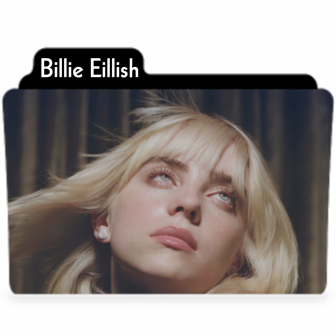 Billie Eillish Folder icons by Eslam249 on DeviantArt