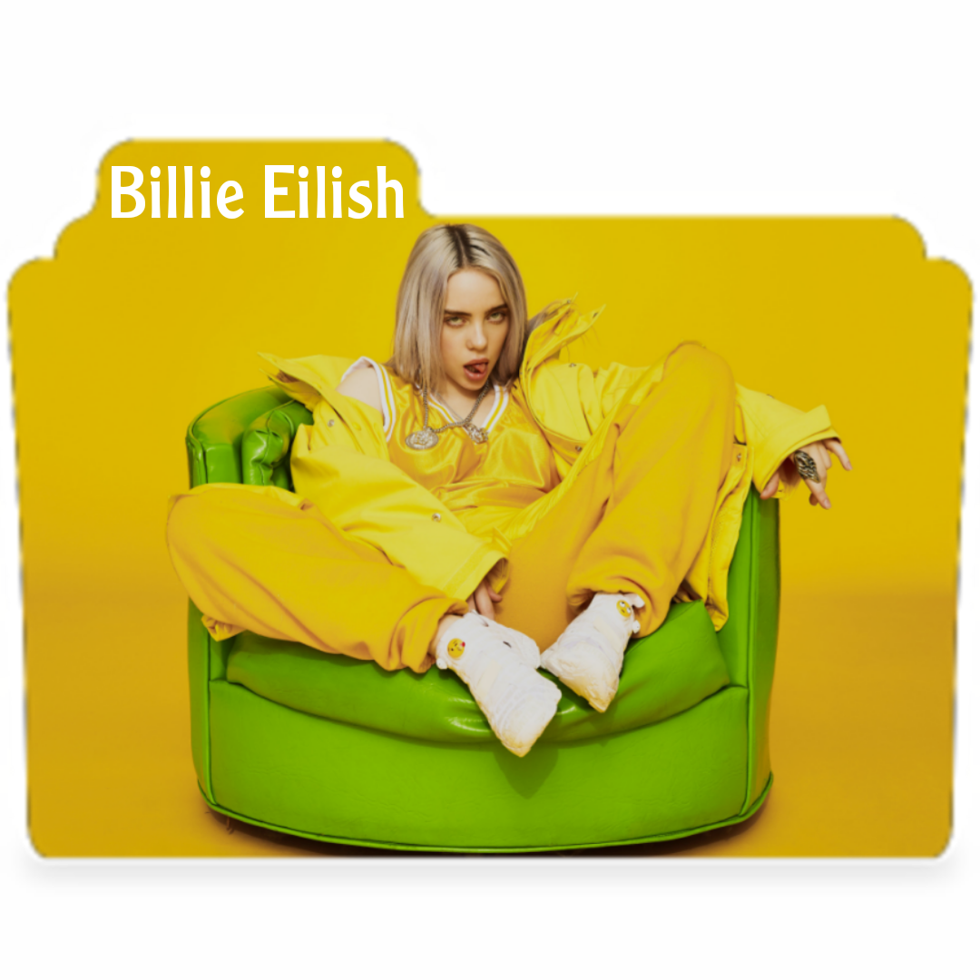 Billie Eilish Folder icons by Eslam249 on DeviantArt