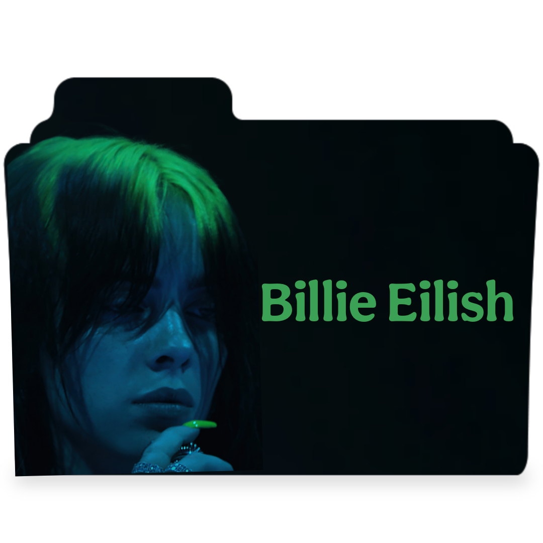Billie Eilish Folder icons by Eslam249 on DeviantArt