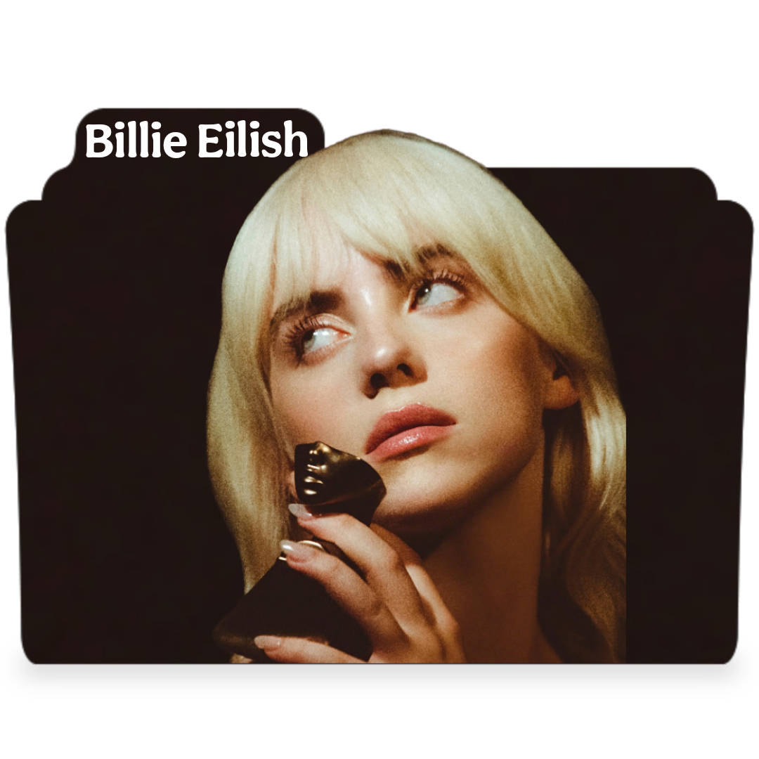 Billie Eilish Folder icons by Eslam249 on DeviantArt