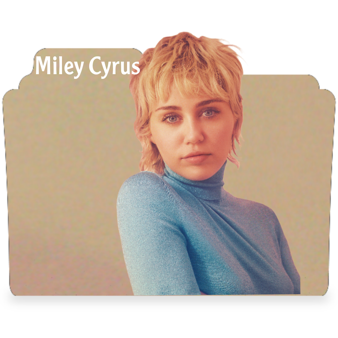 Miley Cyrus Folder icons by Eslam249 on DeviantArt