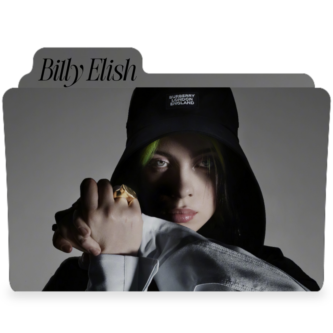 Billie Eilish Folder icons by Eslam249 on DeviantArt
