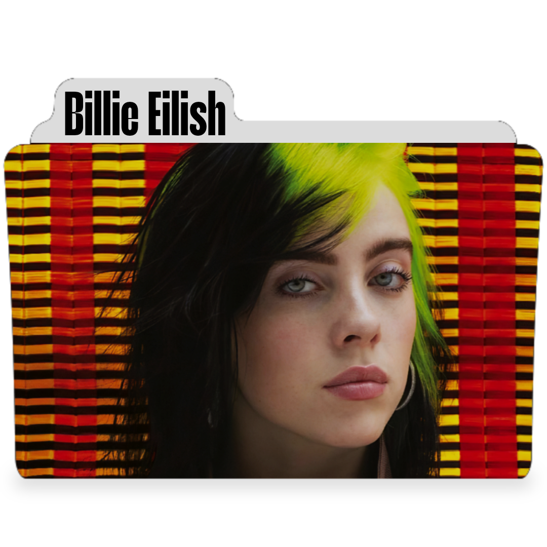 Billie Eilish Folder icons by Eslam249 on DeviantArt