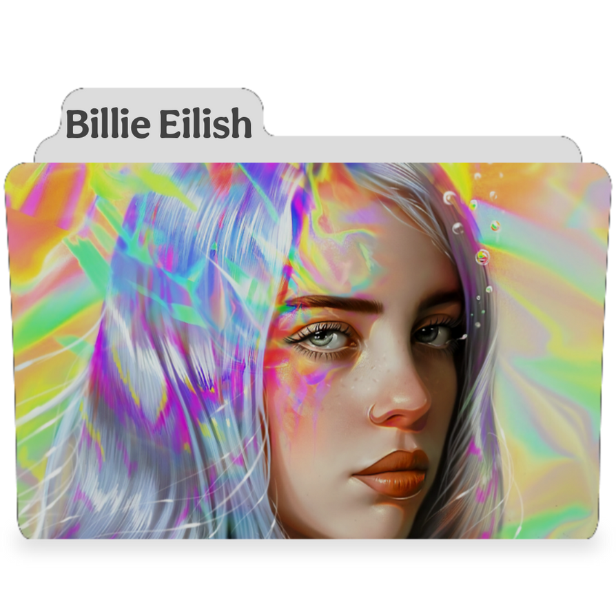 Billie Eilish Folder icons by Eslam249 on DeviantArt
