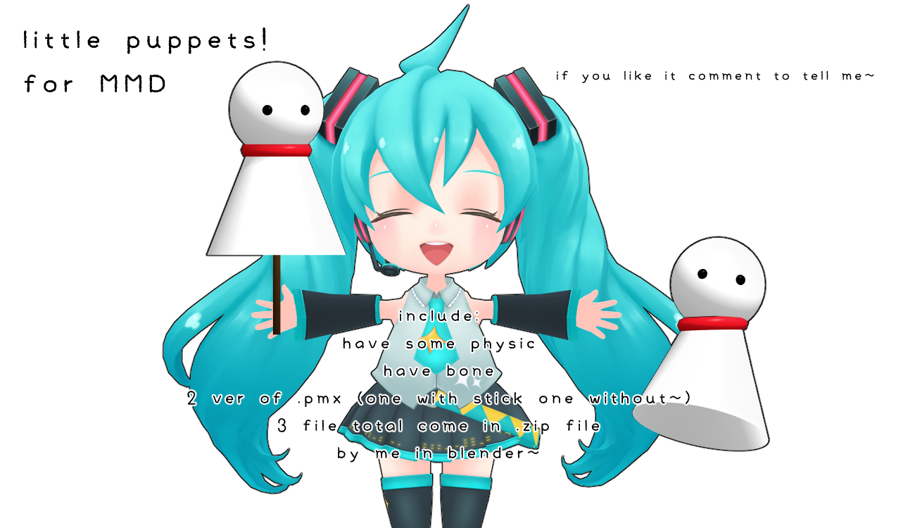 [mmd DL] puppets! [an ok model...?] by kawaii-noodle-boy on DeviantArt
