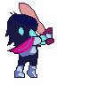 HD Deltarune Kris Sprites by MrCucumber7511 on DeviantArt