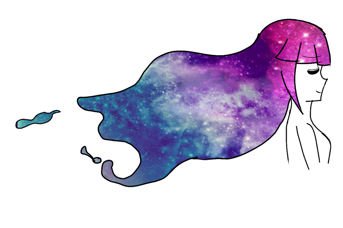 Space splooge hair gif (? -unfinished- by miio12 on DeviantArt