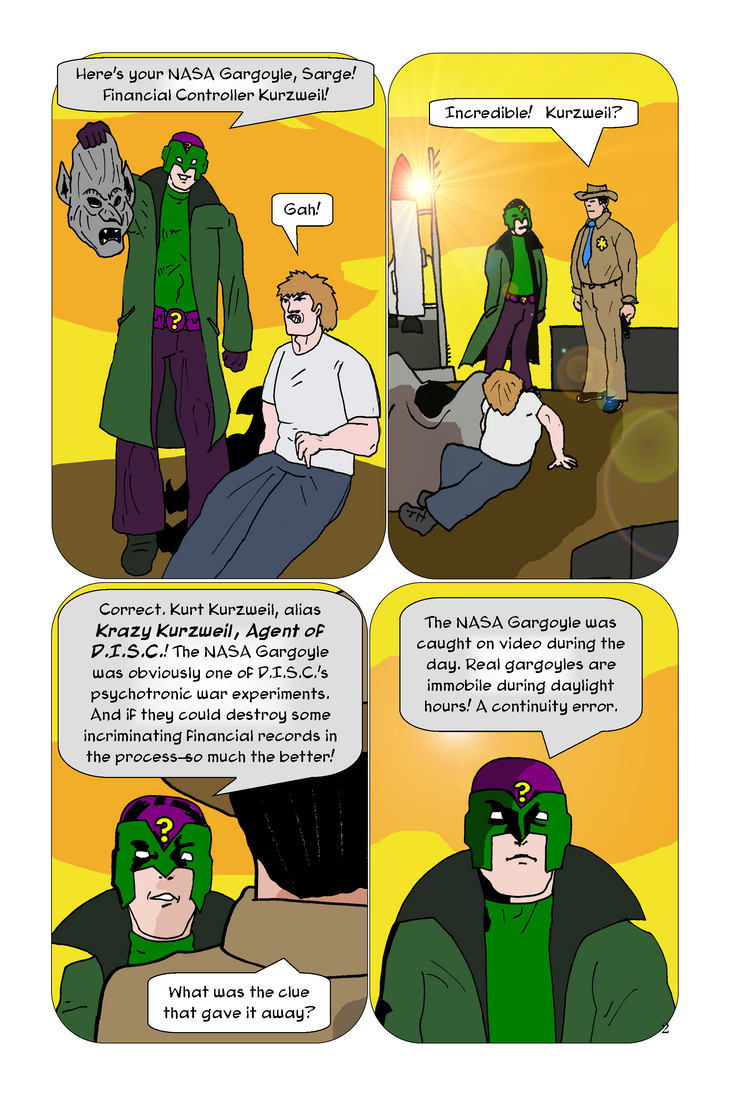 Conundrum Issue 1 Page 2 by Flying-Tiger-Comics on DeviantArt