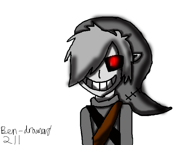 Plz watch the redraw and tell me how I did by Ben-drowned-211 on DeviantArt