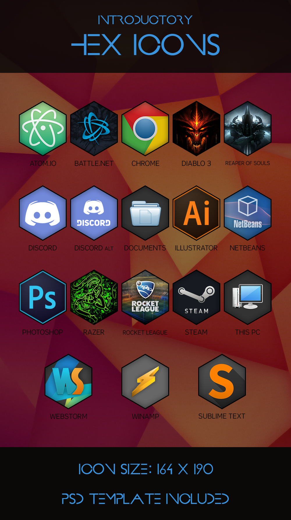 Hex Icons by canowyrms on DeviantArt