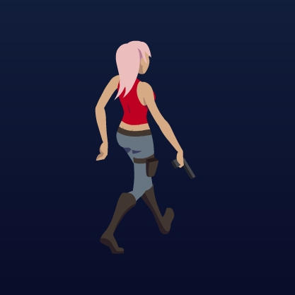 Game Character Walk Test by funnyhoneybee on DeviantArt