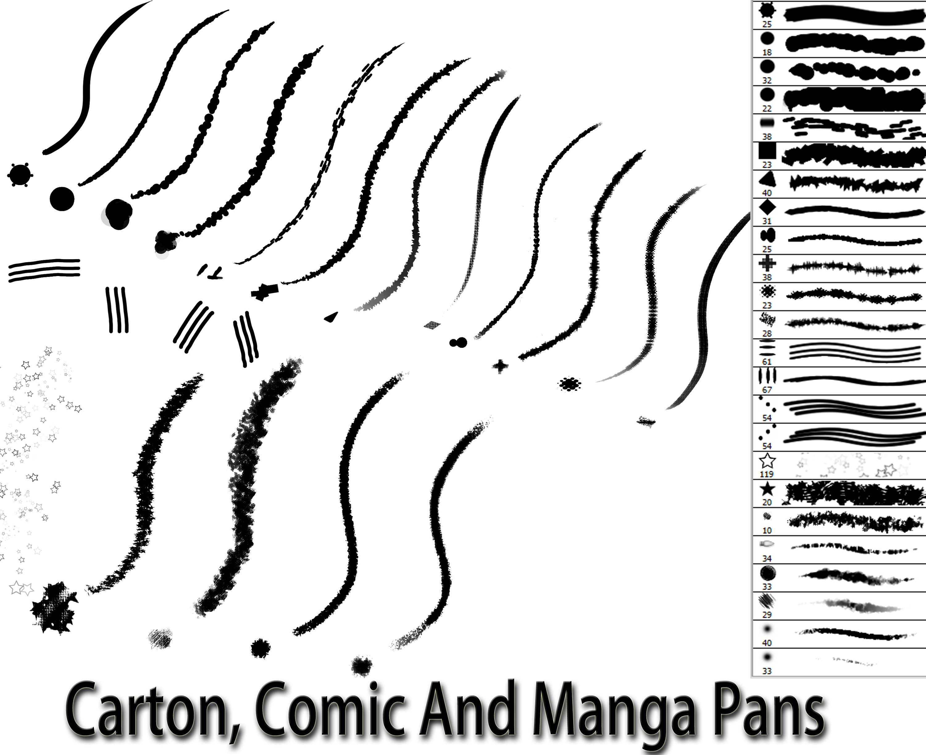 Carton Comic and Manga Pans by Pebble-Art-CM on DeviantArt
